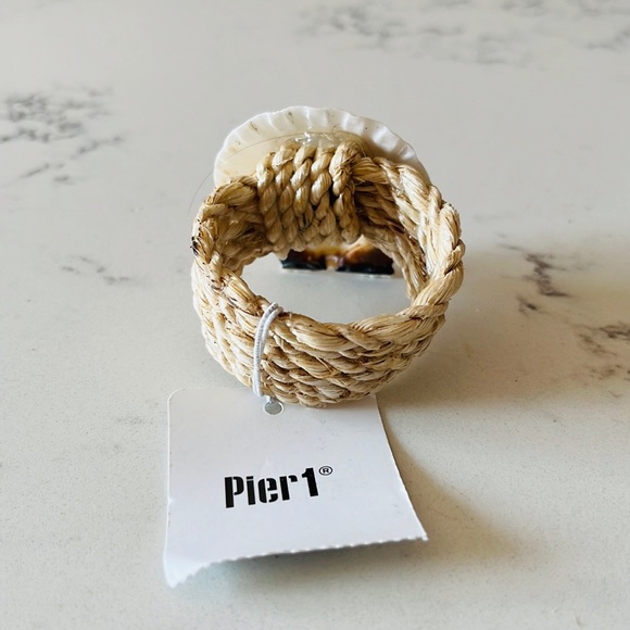 Pier 1 | Dining | Pier Natural Seashell Napkin Rings Set | Poshmark